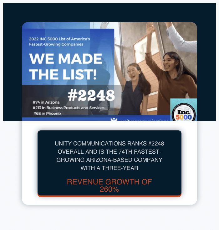 Unity Communications - Business Process Outsourcing | DAP